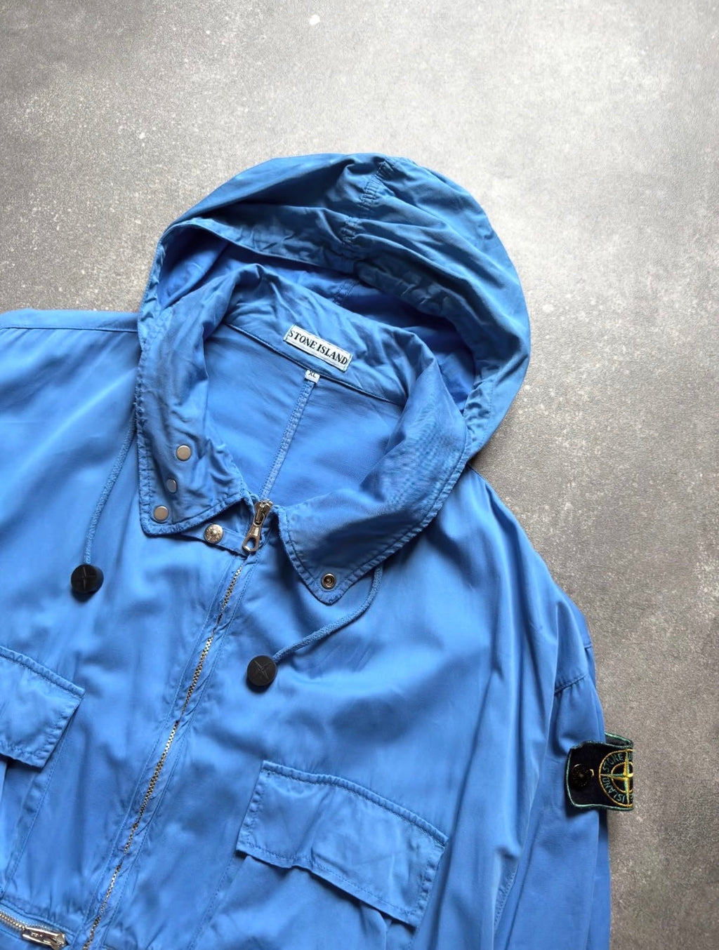 Stone Island AW88 Raso Gommato Black Cover Jacket – Vintage Tags